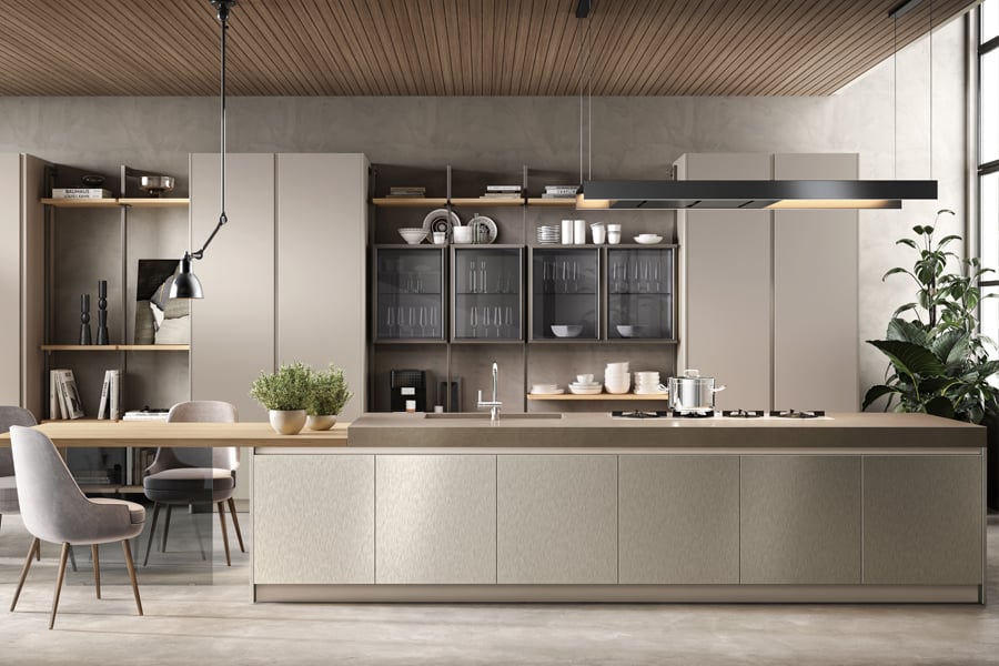 Cucine minimal di design: idee e soluzioni Moretti Compact